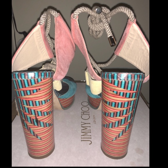 Jimmy Choo | Shoes | Jimmy Choo Halley Colorblock Sandal | Poshmark